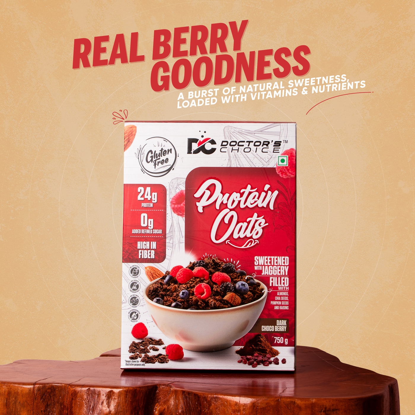 Doctor's Choice Chocolate Protein Oats